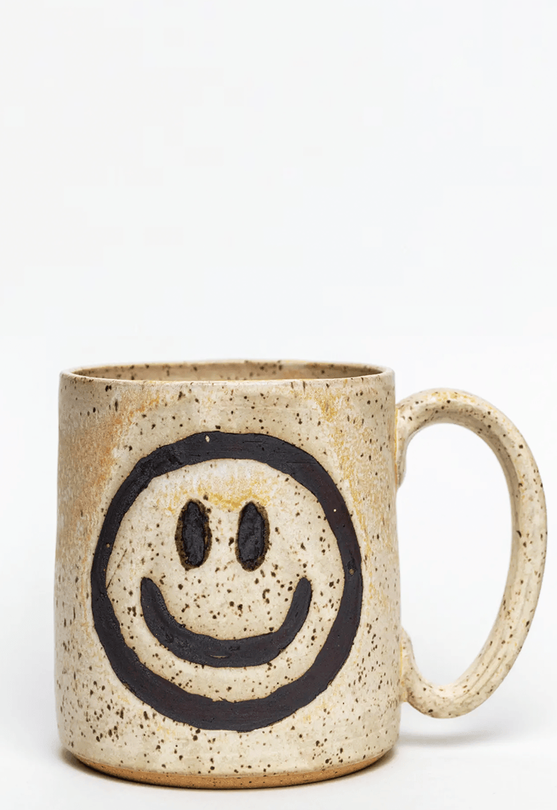 Smiley Face Mug | Beige – biography