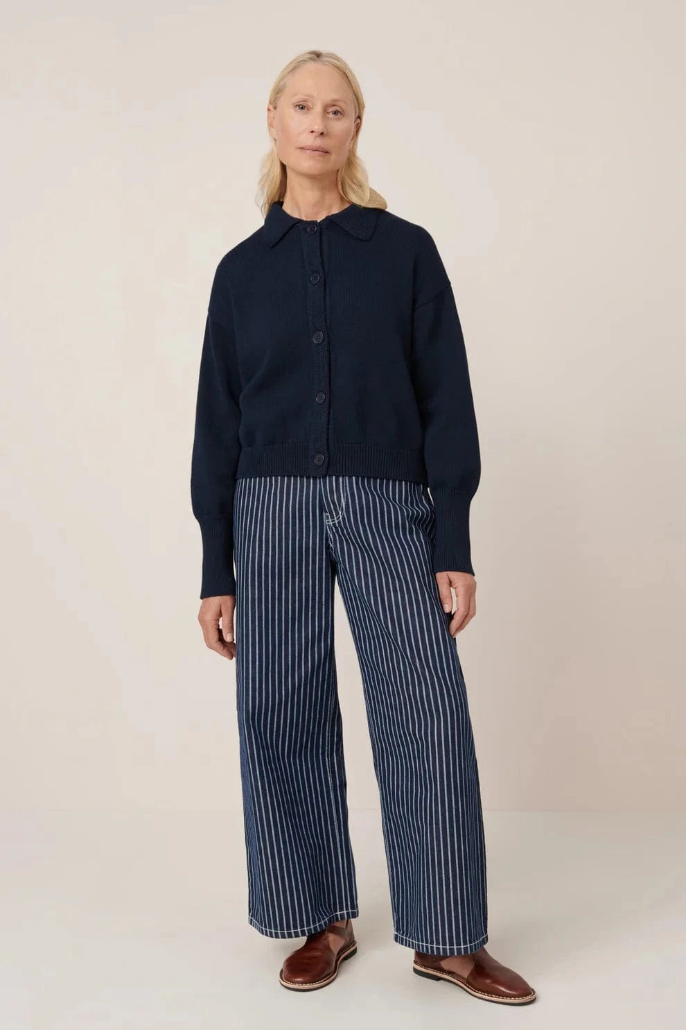 Utility Cardigan | Indigo – biography